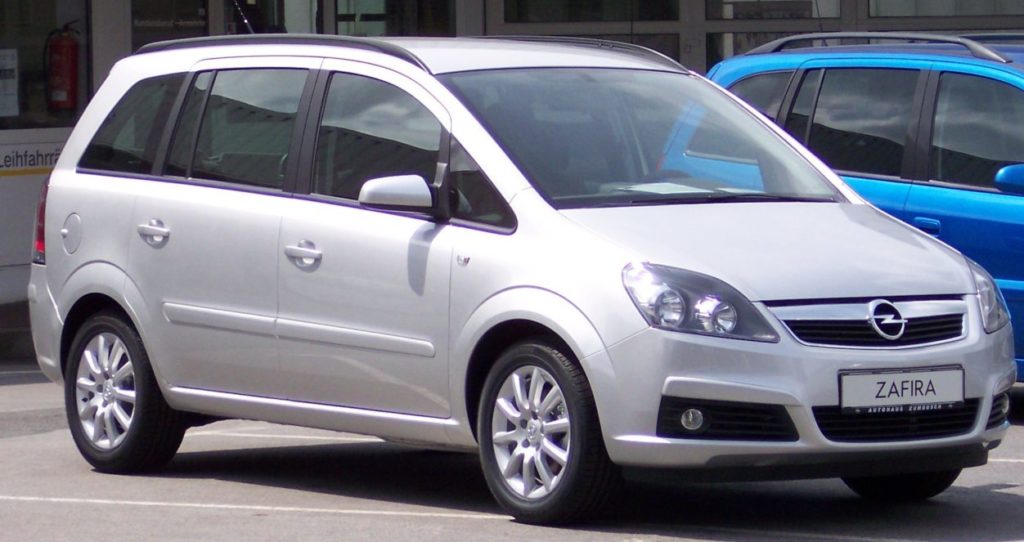 Opel Zafira Gewicht