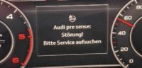 Audi pre sense Störung / zurzeit eingeschränkt | Ursachen & Kosten