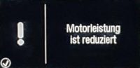 Motorleistung Reduziert Weiterfahren
